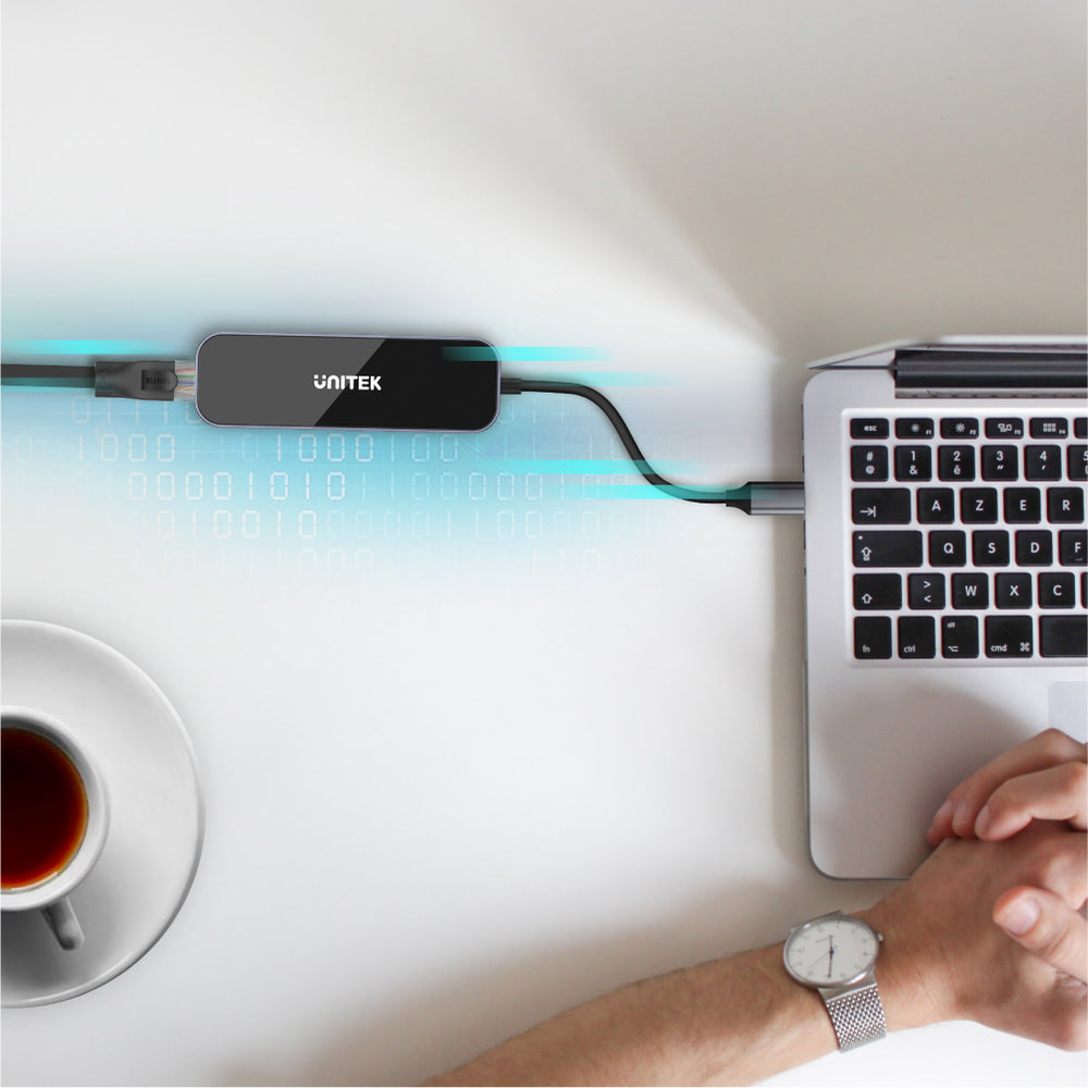 uHUB H6: 6-in-1 USB-C hub w/ HDMI, Ethernet & 100W PD | UNITEK