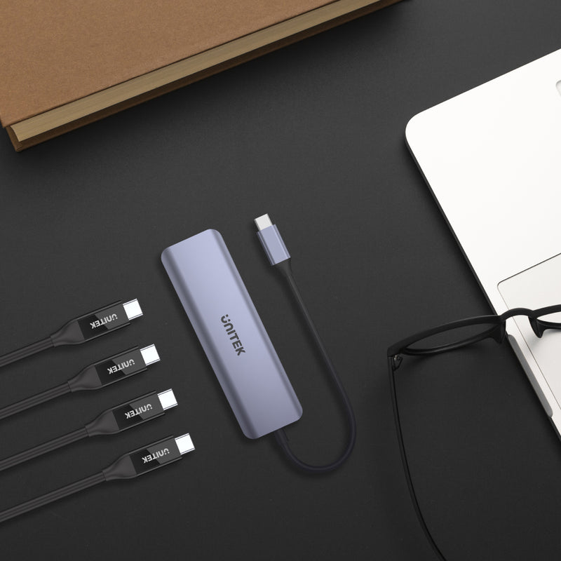 uHUB Q4 Next 4 Ports USB-C Hub | UNITEK