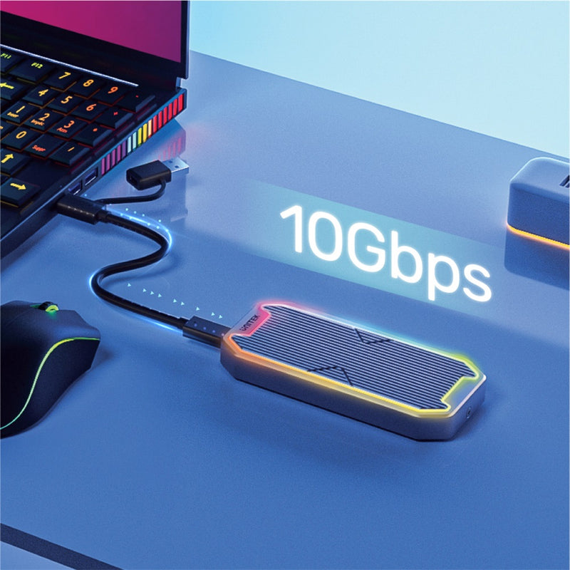 SolidForce: USB-C M.2 SSD 인클로저(NVMe/AHCI) | UNITEK