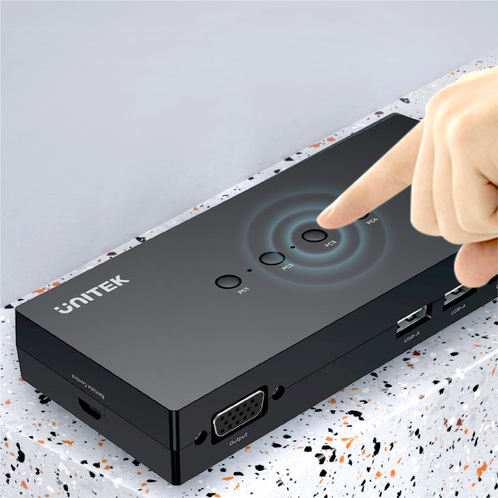 VGA KVM Switch 4 In 1 Out