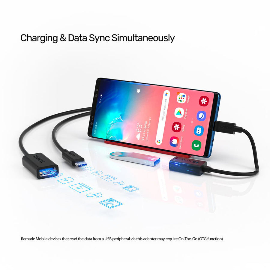 5Gbps(USB 3.0)의 USB-C-USB-A 어댑터