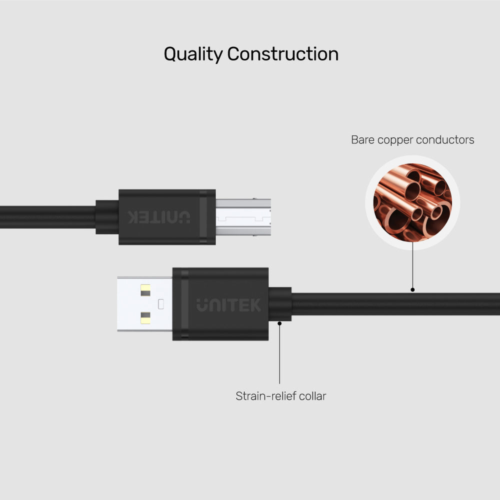 USB 2.0 to USB-B Cable | UNITEK