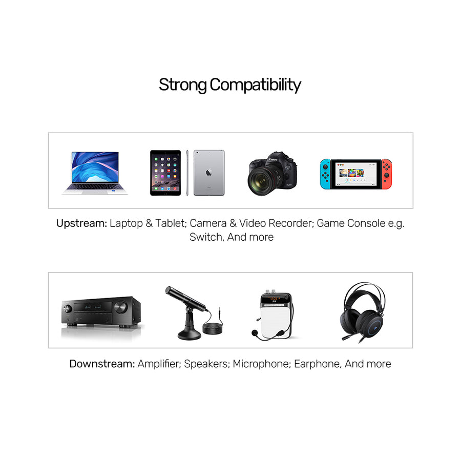 3.5MM AUX Audio Cable Male Jack to Female Socket For Extension Usage