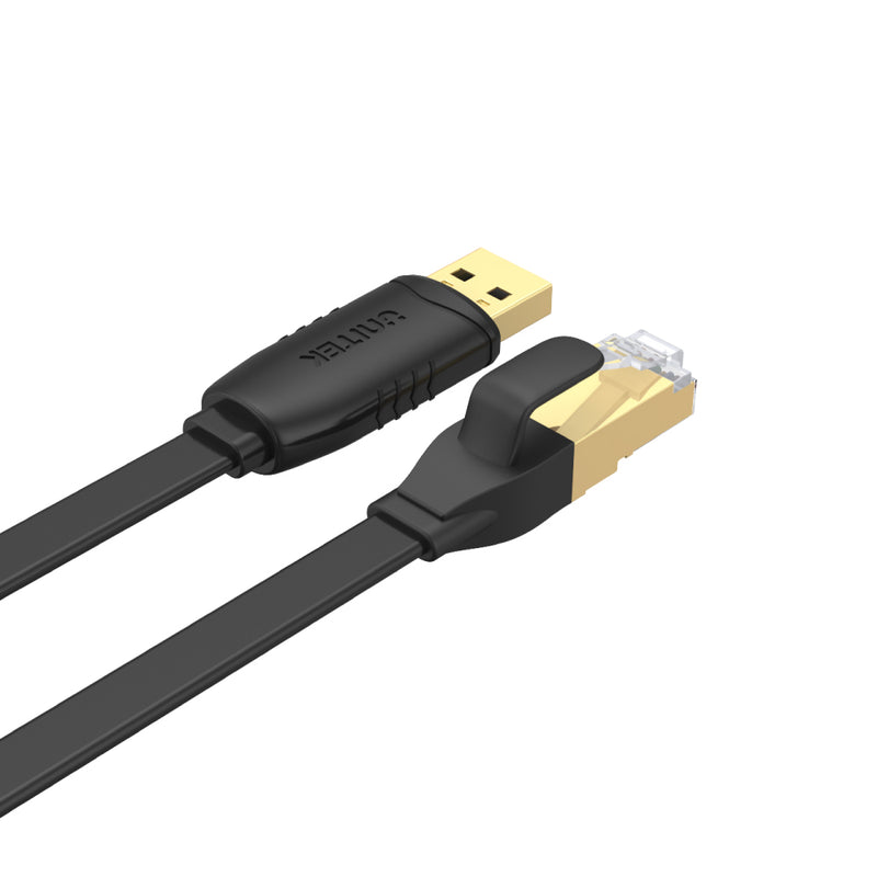 USB 2.0 to RJ45 Console Rollover Flat Cable | UNITEK